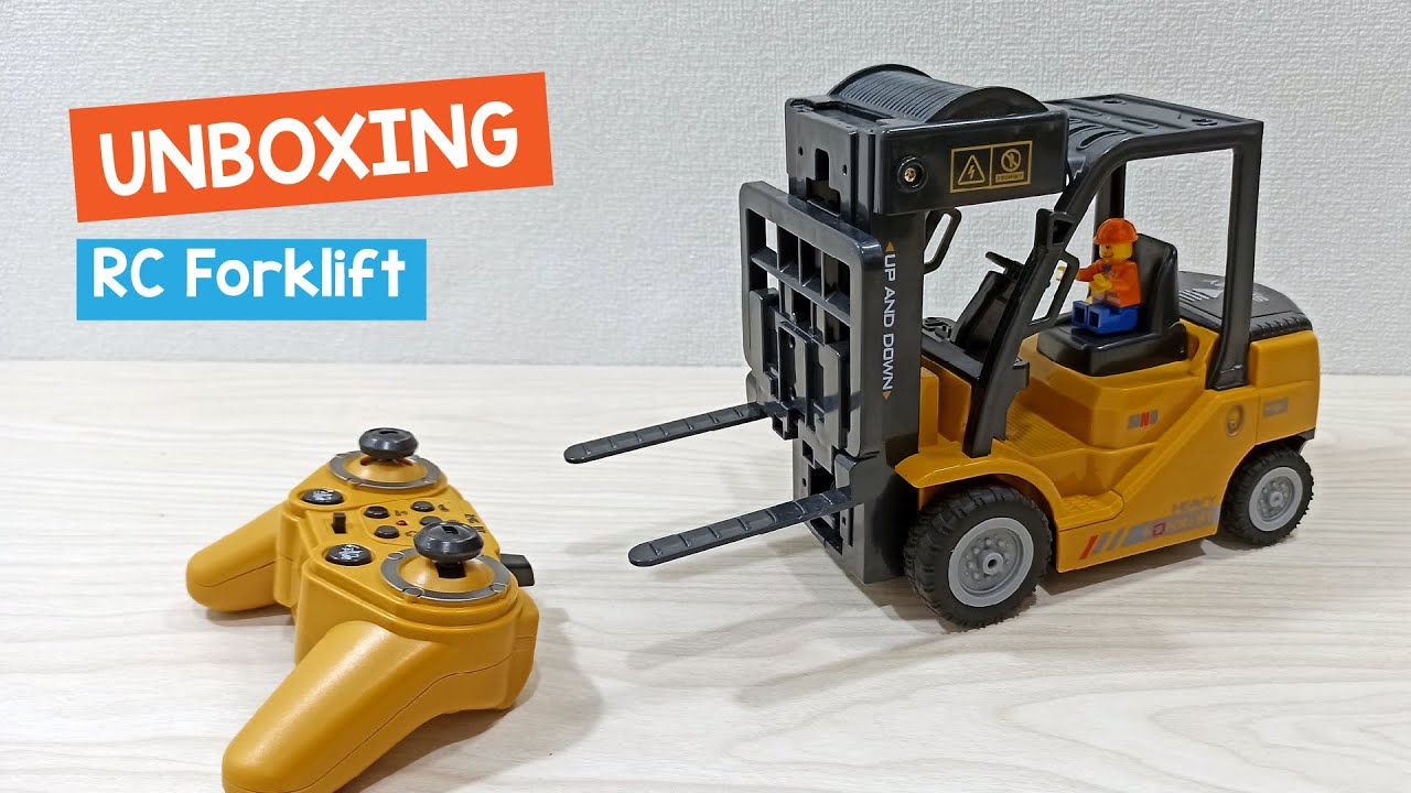 Unboxing RC Forklift Skala 1:24 frekuensi 2,4 GHz #rc #rctoys - YouTube