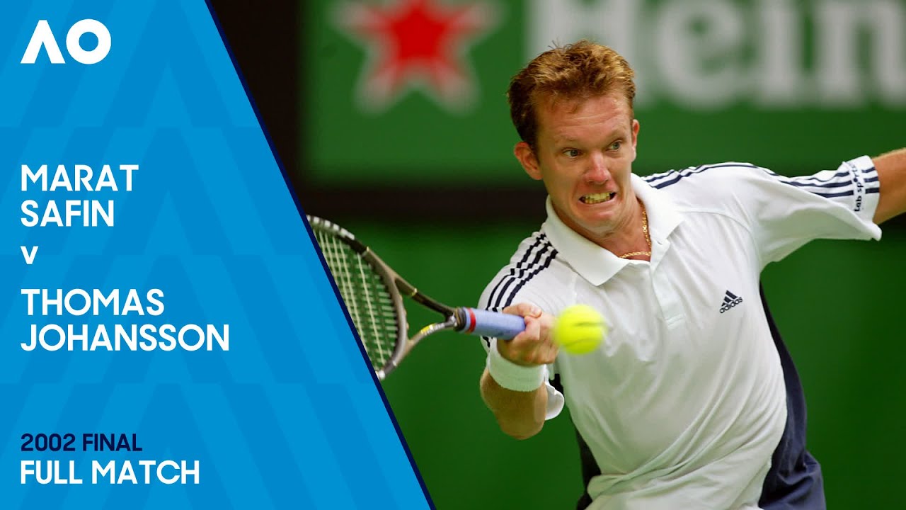 Marat Safin v Thomas Johansson Full Match | Australian Open 2002 Final ...