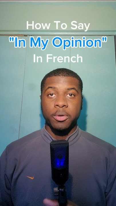 Say THIS To Express Your Opinion in French #speakfrench #easyfrench # ...