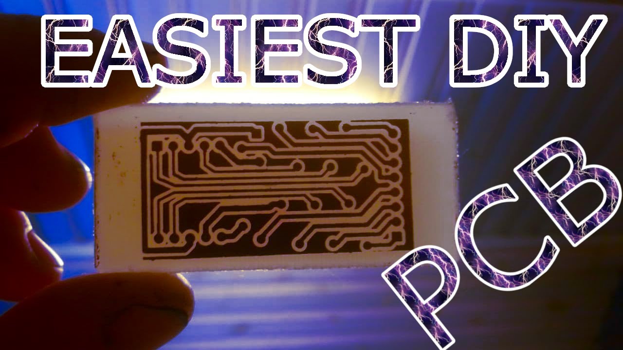 Super simple DIY PCB's - YouTube