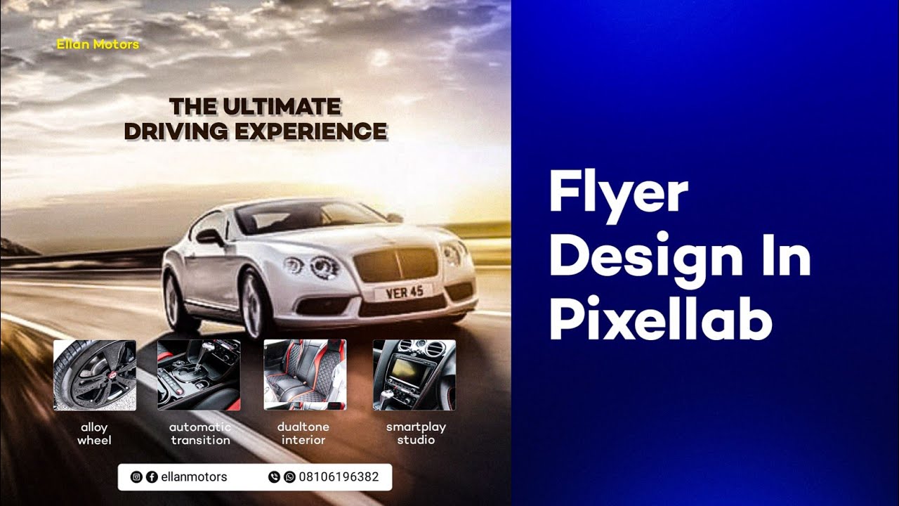 How To Create A Promotional Flyer In PIXELLAB #flyerdesign #pixellab ...