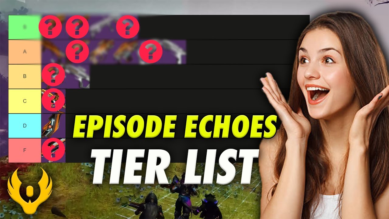 Destiny 2 Weapons Tier List 2024 - Episode Echoes (UPDATED) - YouTube