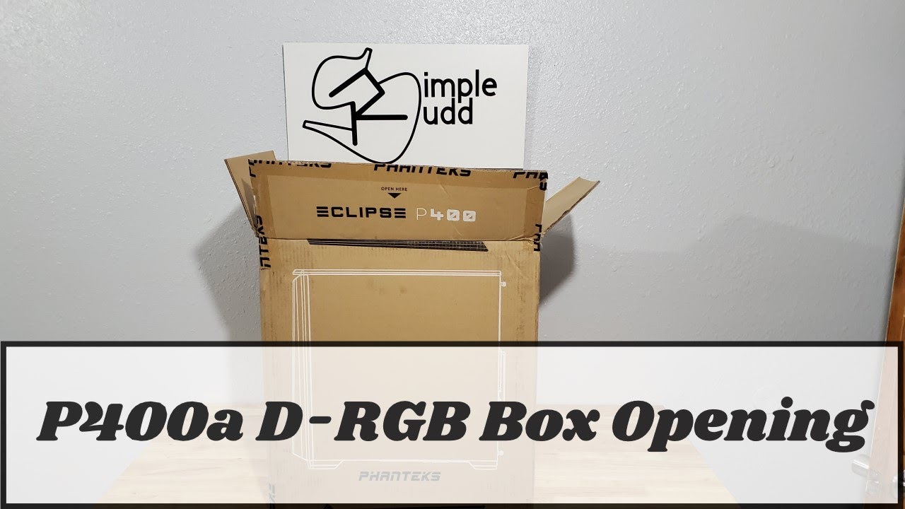 Phanteks P400a D-RGB Box Opening - YouTube