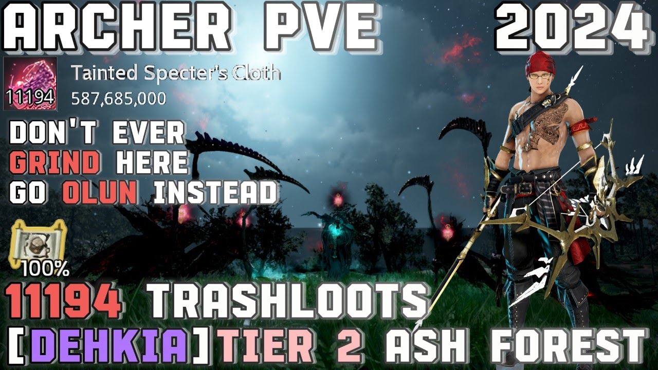 BDO Dehkia Tier 2 Ash Forest | Archer PVE - YouTube