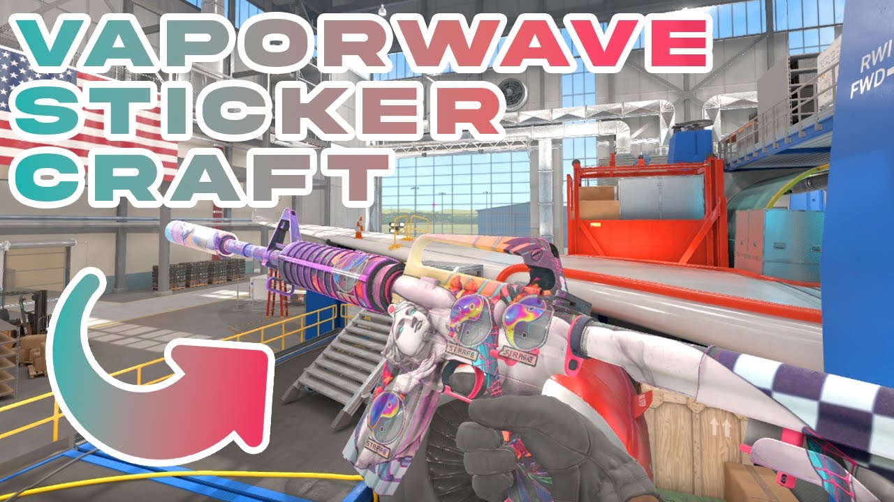 M4A1-S Vaporwave (CS2 Sticker Crafts) - YouTube