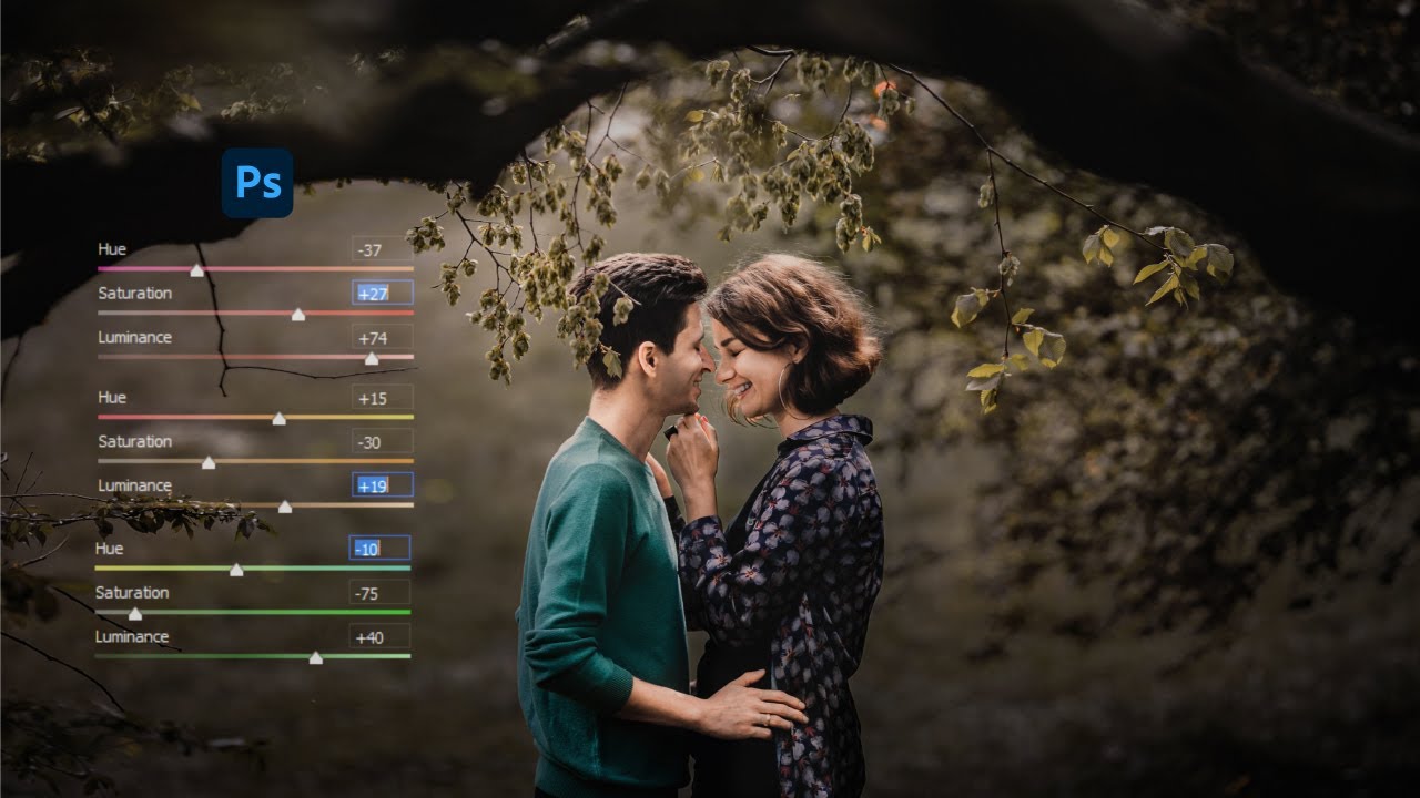 Cinematic Dark Green Color Grading in Photoshop CC 2021 - YouTube