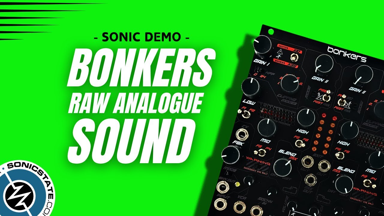 SonicDEMO: Raw Analogue Sound Bonkers - Dual Drive, Distortion and EQ - YouTube