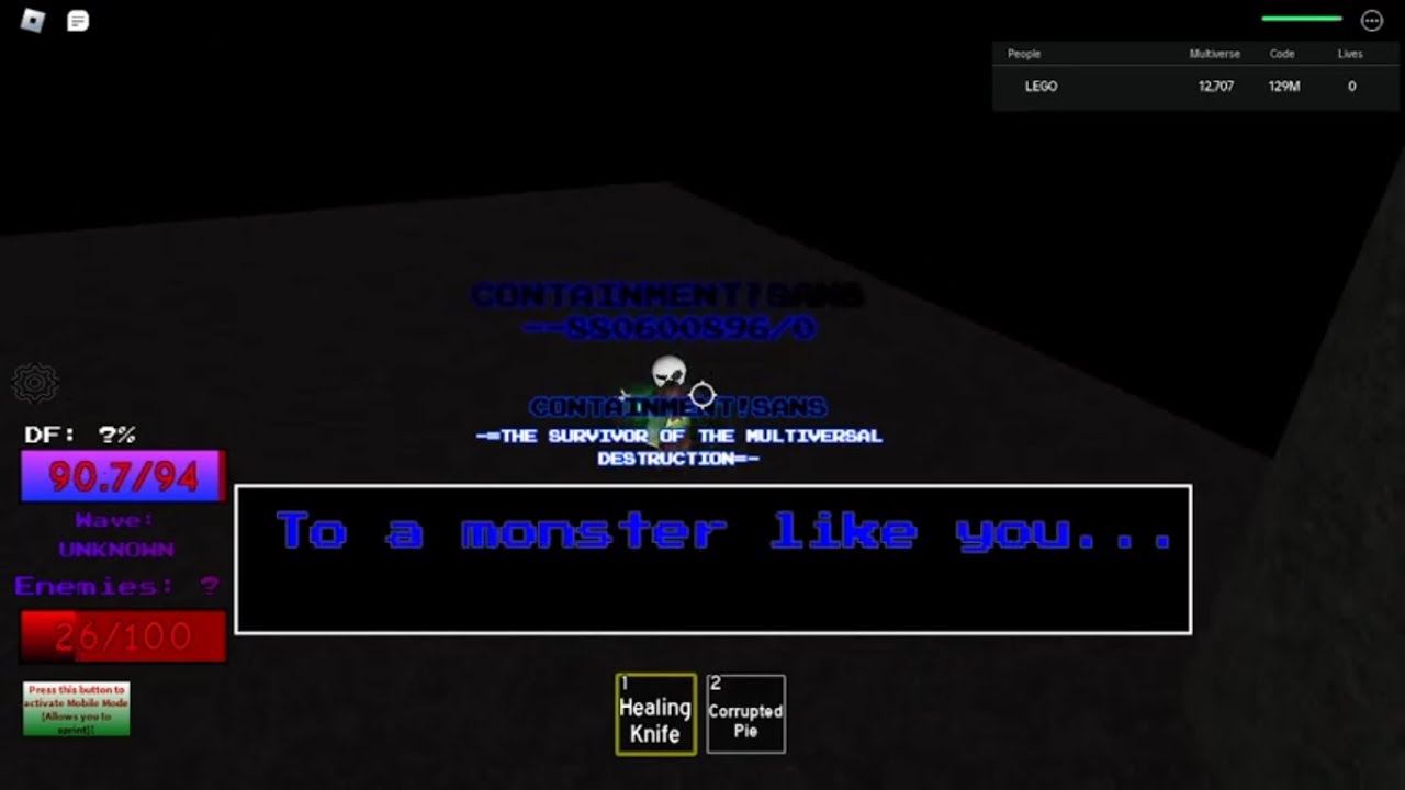 GOD OPS: CONTAINMENT SANS Encounter. - YouTube