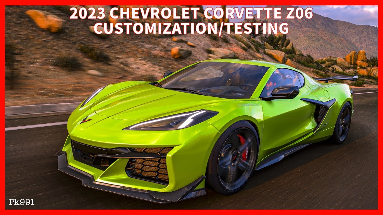 [FH5] 2023 Chevrolet Corvette Z06 Customization/Testing - YouTube