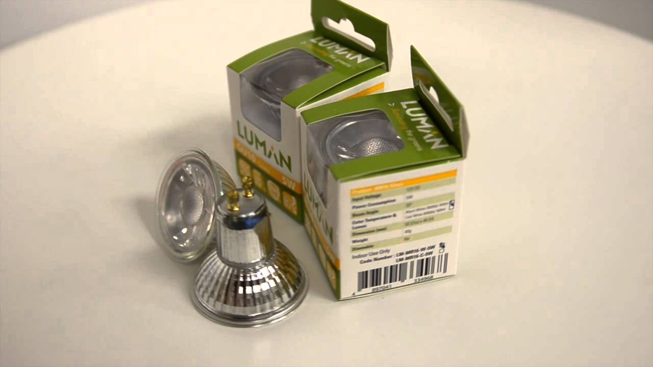 LUMAN Lighting Mirage - Glass COB LED MR16 Lamp - YouTube