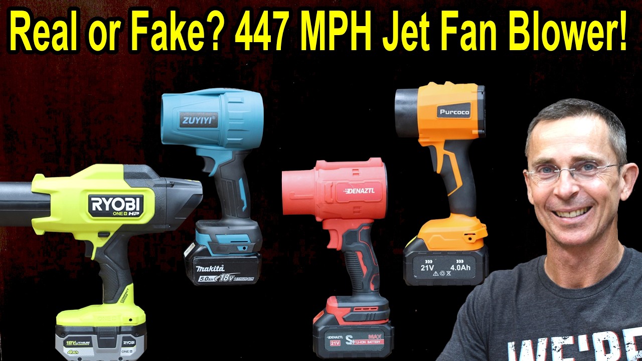 Most Powerful Jet Fan Blower Ever Tested! - YouTube