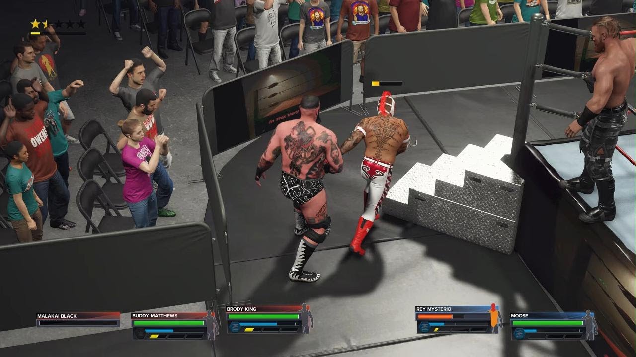 In This Very Ring On YouTube! Tag Team Action! House of Black vs Rey ...