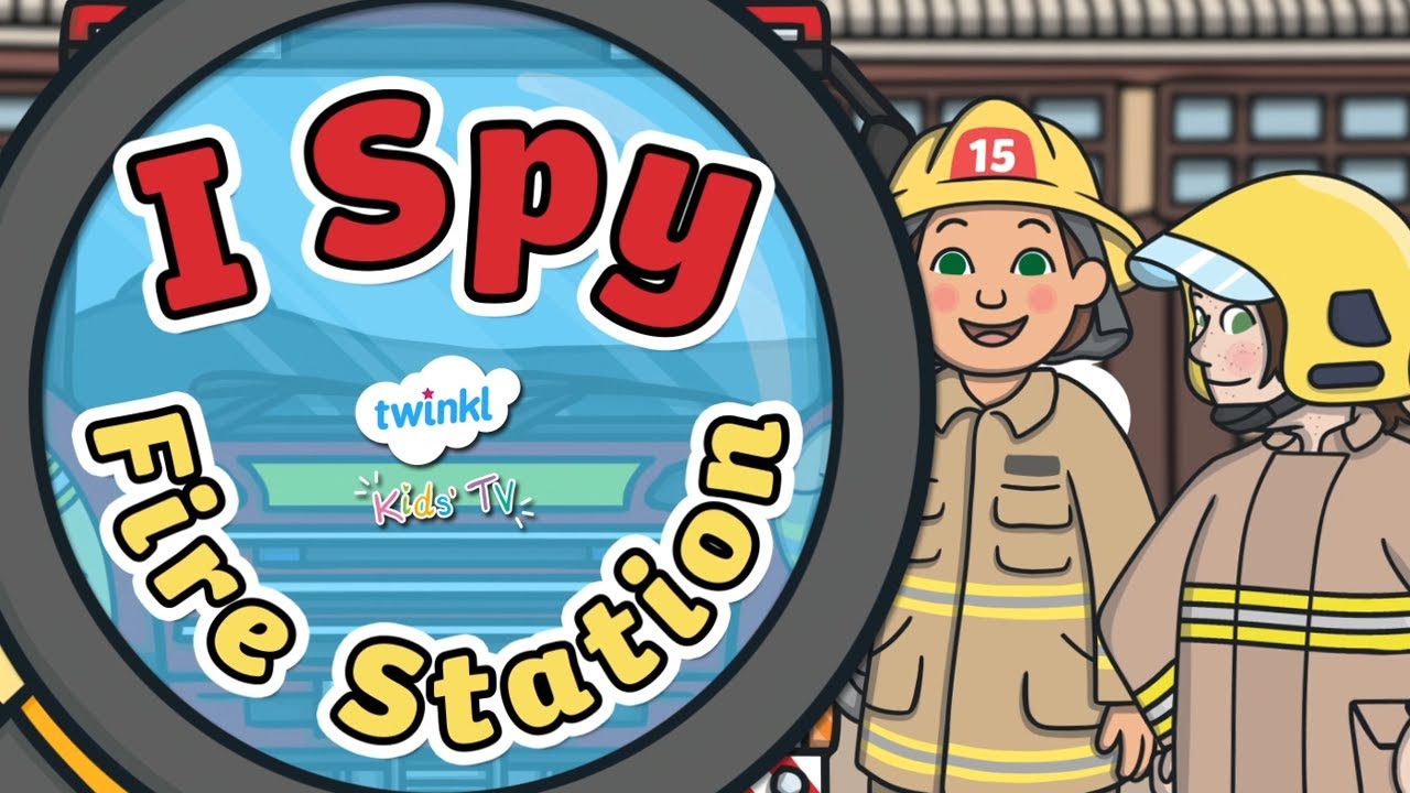 Fire Station I Spy 👀🚒 Interactive Video for Kids! - Fun Kid TV