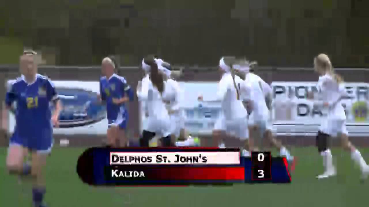 Delphos St. John's vs Kalida Girls Soccer - YouTube