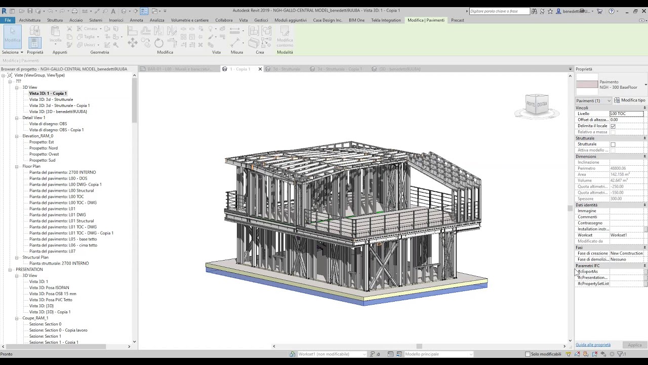 NGH ITALIA - Modeling the building shell in Revit - YouTube
