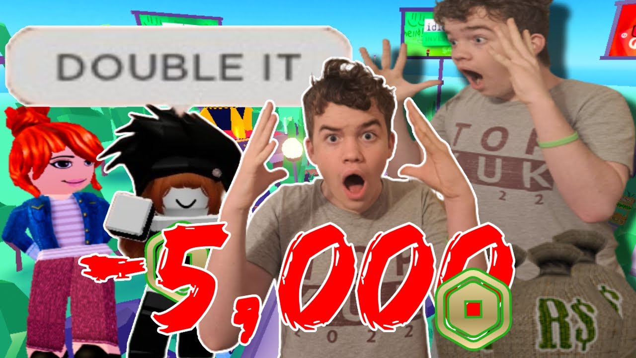 ROBUX OR DOUBLE IT! - Pls Donate Roblox - YouTube