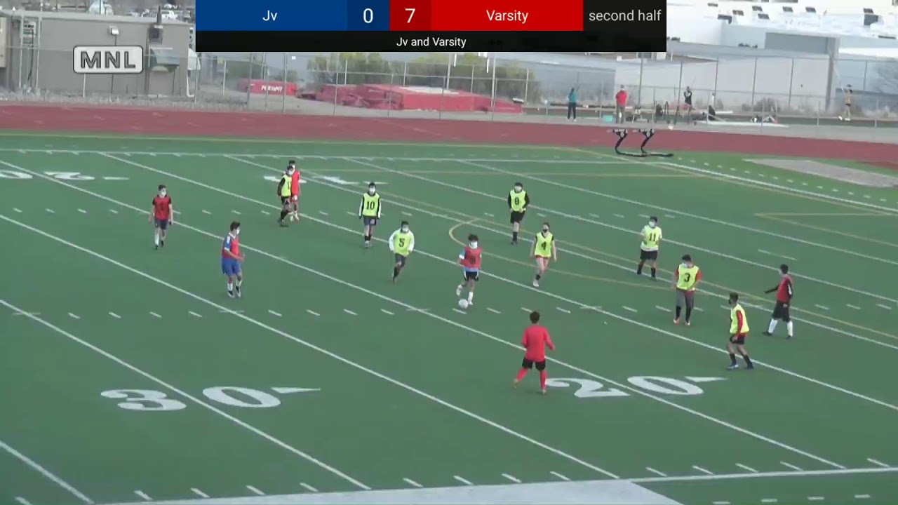 jv vs. varsity scrimmage - YouTube