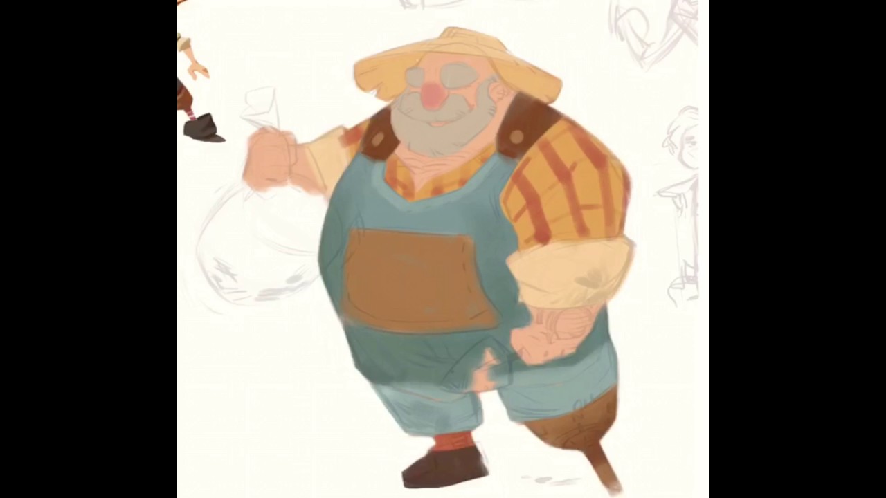 Wingfeather Saga- Podo, Procreate Process - YouTube