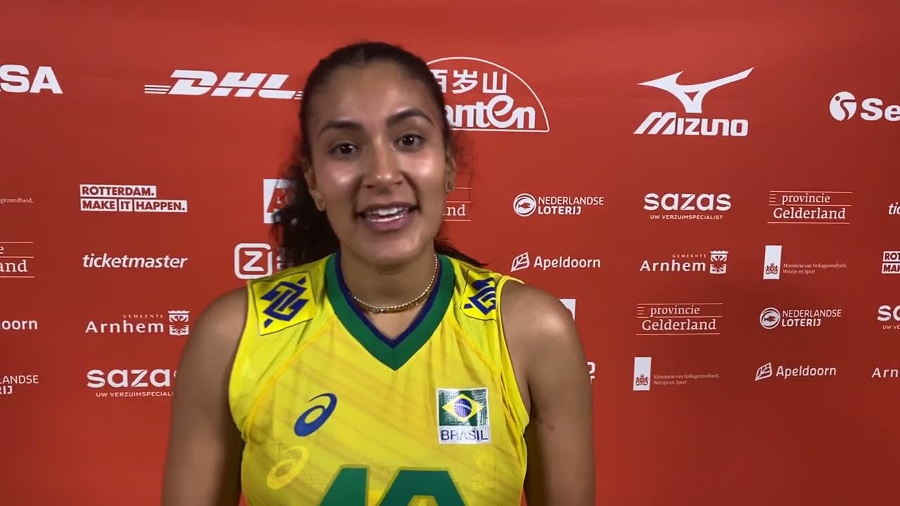 Tainara fala sobre a vitória do Brasil sobre a Bélgica pelo Mundial ...