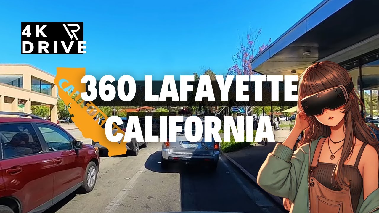 360° Lafayette, California VR Drive into | Insta360 VR Experience - YouTube