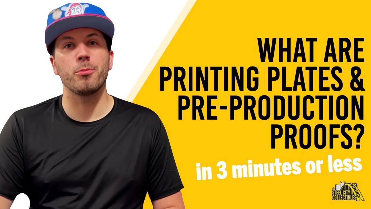 What are printing plates/pre-production proofs? - YouTube