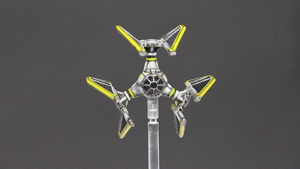 3D Printed Elite TIE Defender for X-Wing TMG - YouTube