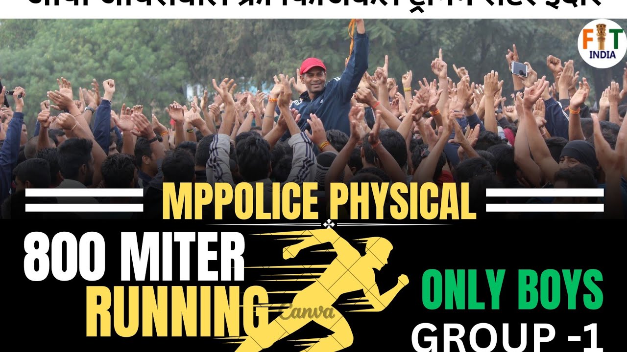 800 meter Running boys ll MPPolice constable 800 meter running batch-1 ...