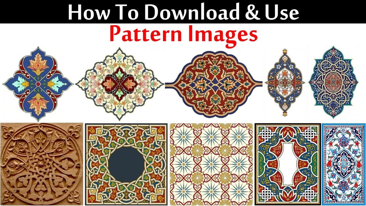 How To Download And Use Pattern Images In Coreldraw Youtube