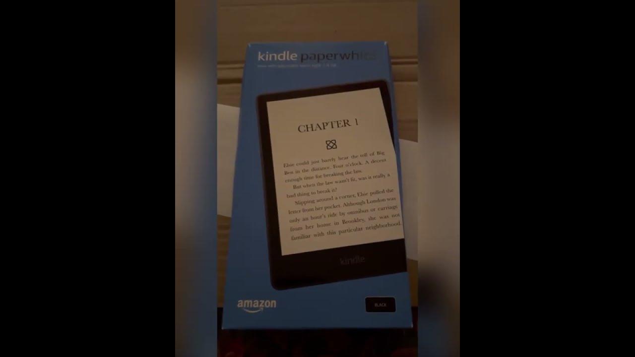 Kindle Paperwhite unboxing & setting up - YouTube