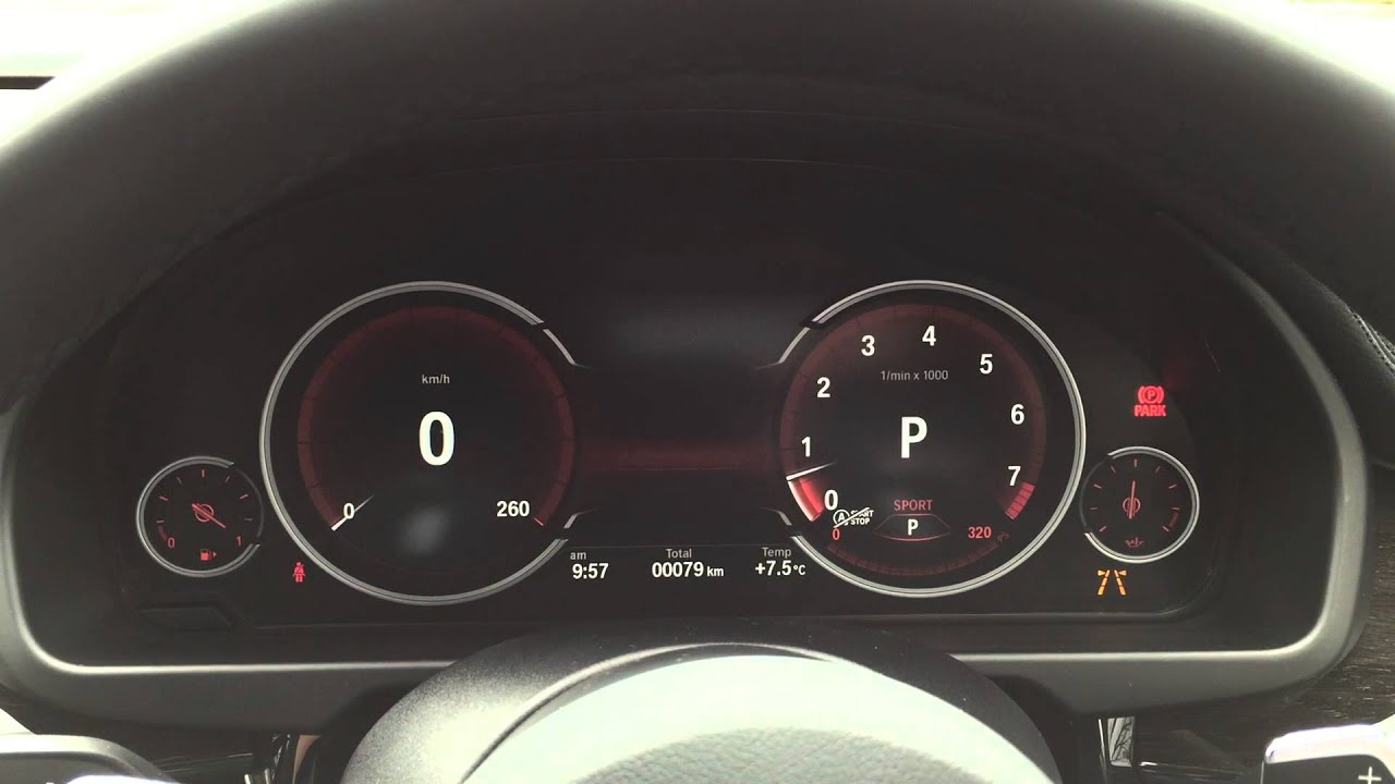 2016 BMW X6 Multi Display Meter Panel - YouTube