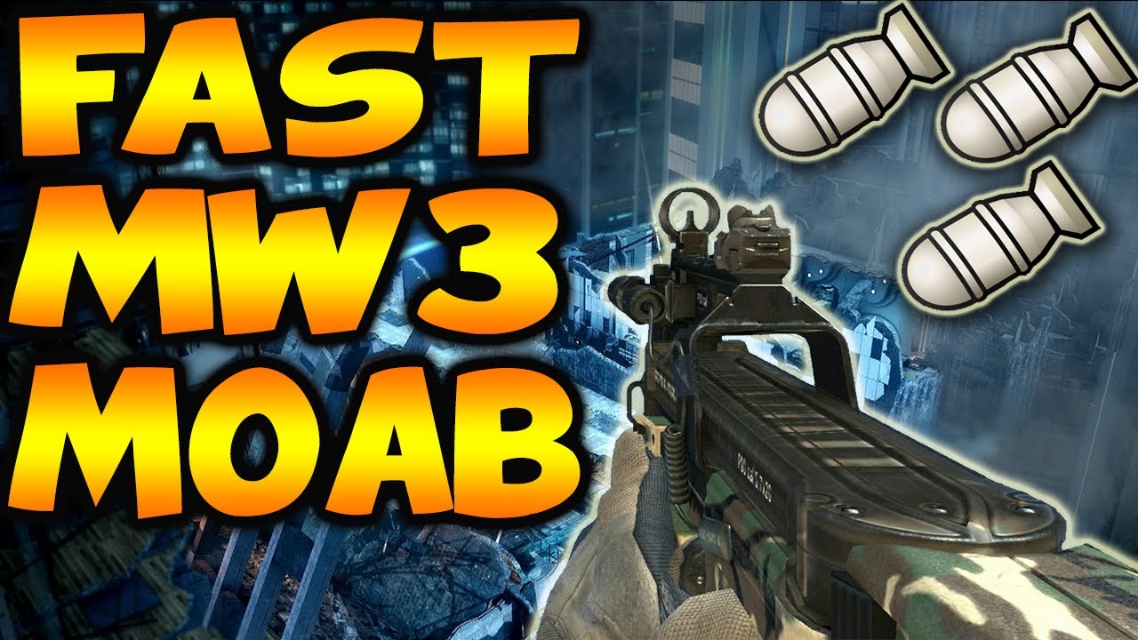COD MW3: Beast 2 Minute P90 MOAB (Call of Duty Modern Warfare 3 MOAB ...