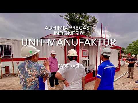 PT. Adhimix Precast Indonesia - Fabrikasi - YouTube