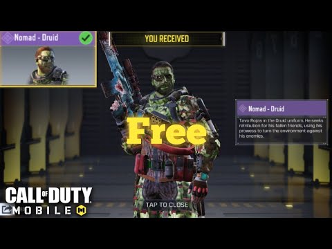 *FREE* NOMAD - DRUID SKIN GAMEPLAY: SNIPERS ONLY(COD MOBILE) - YouTube