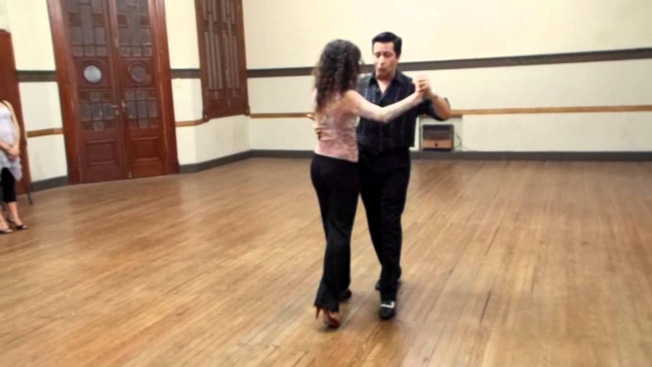 Tango Basic Steps with Claudio Rubio and Veronica - YouTube