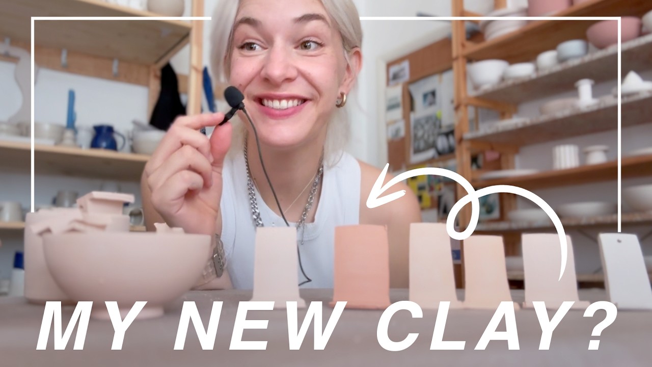 Testing new pottery clay bodies - YouTube
