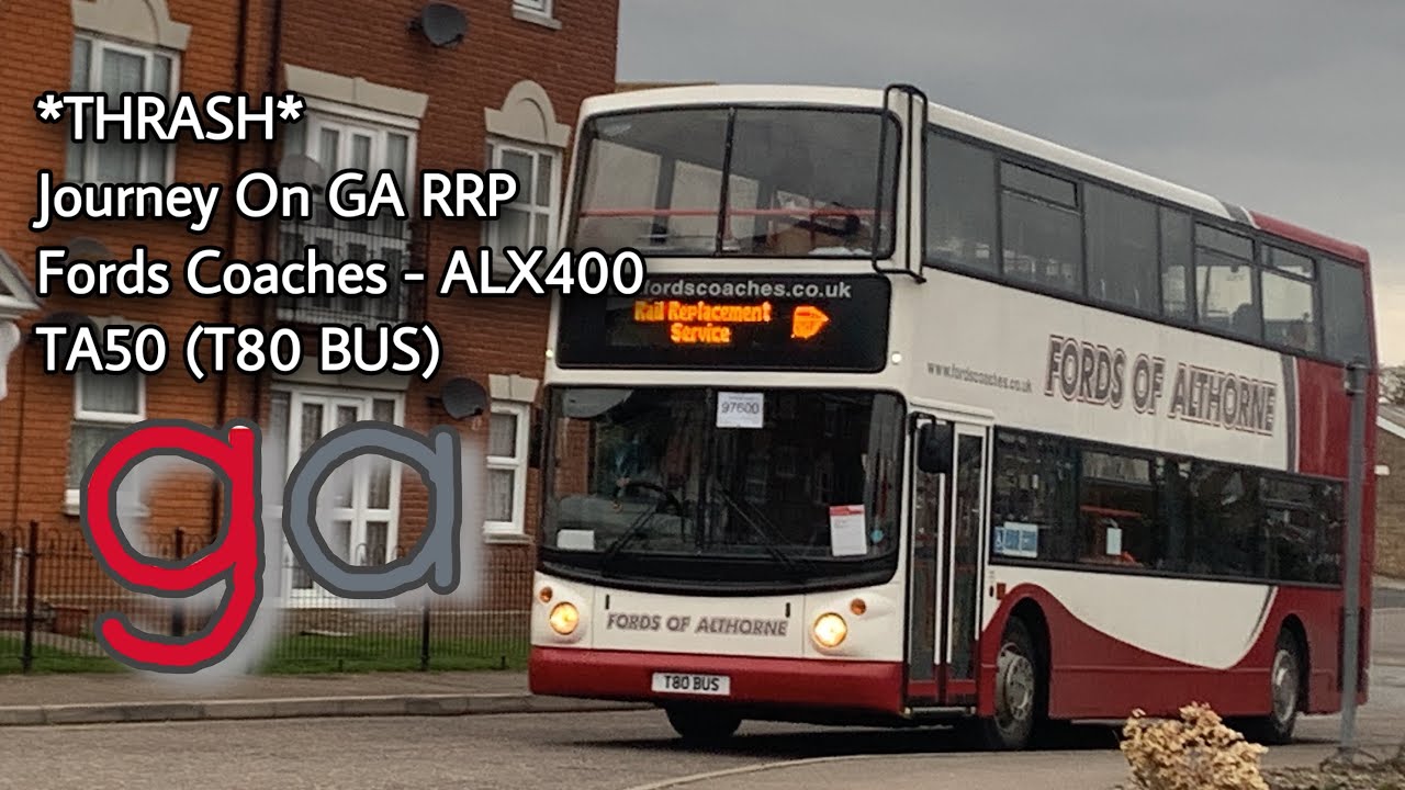 *THRASH* Journey On Greater Anglia Rail Replacement | Fords Coaches ...