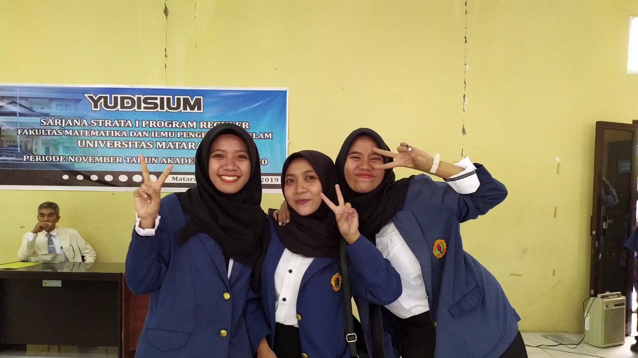 YUDISIUM FMIPA UNRAM PERIODE DESEMBER 2019 - YouTube