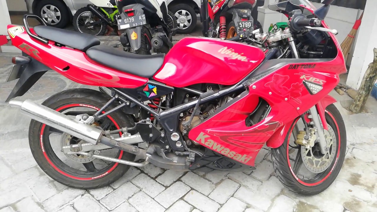 Knalpot standar ninja rr old - YouTube