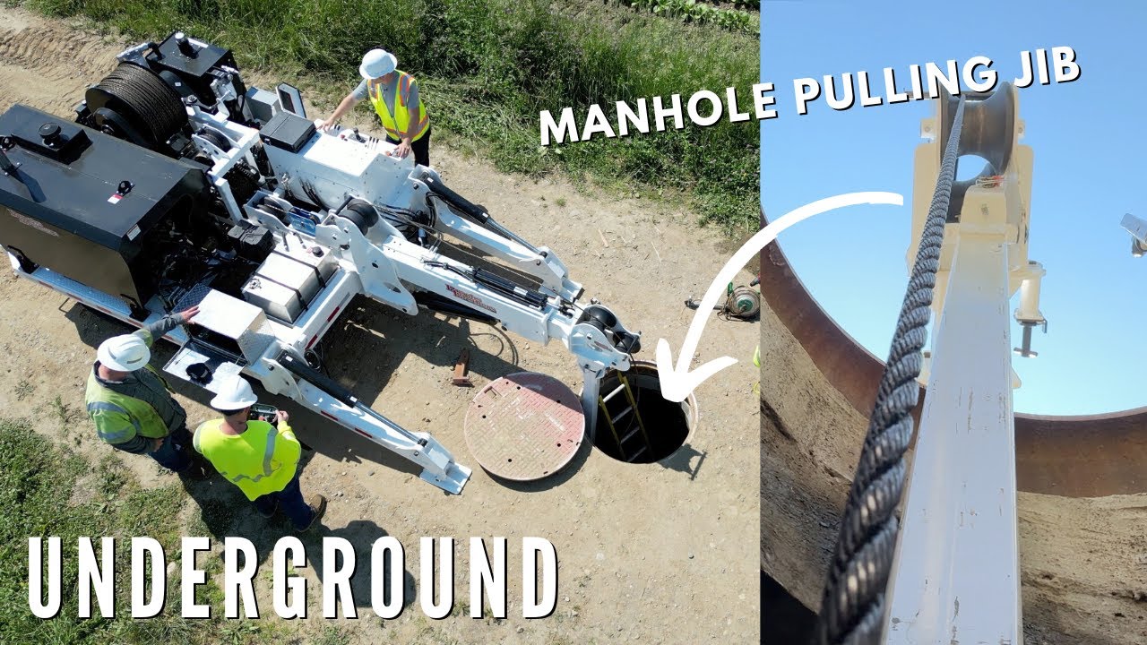 Underground Cable - EASY TO USE - Pulling Jib - YouTube