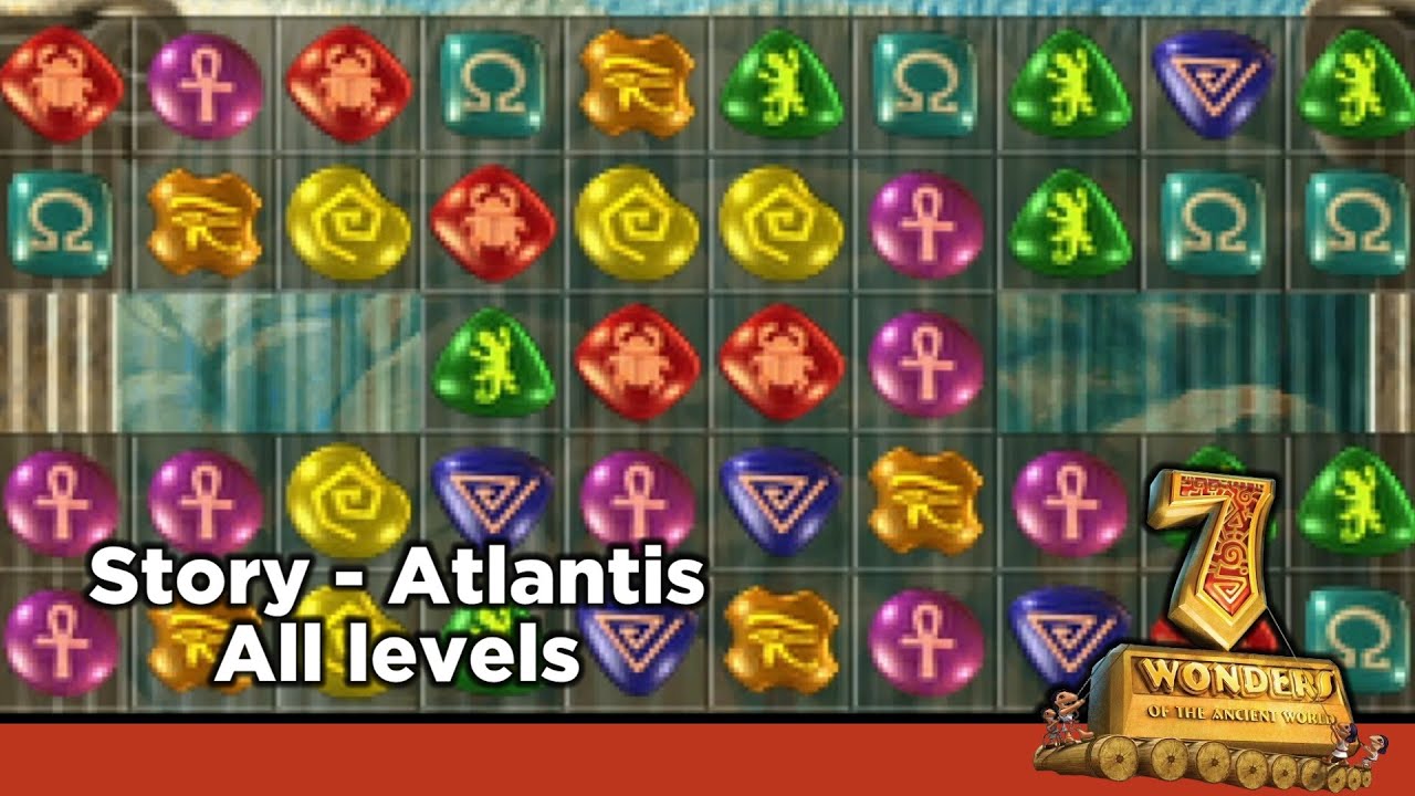 7 Wonders of the Ancient World (PS2) – Atlantis (All Levels) - YouTube