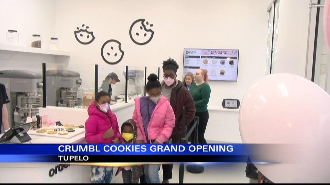 Crumbl Cookies opens store in Tupelo - YouTube