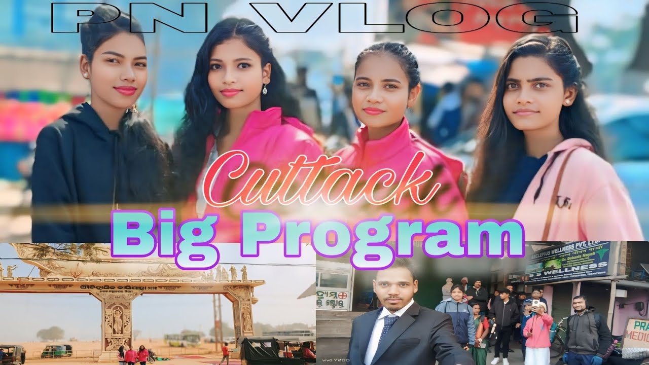 CUTTACK BIG PROGRAM !! New Vlog video 2025 !!#pinkyvlogs123# - YouTube