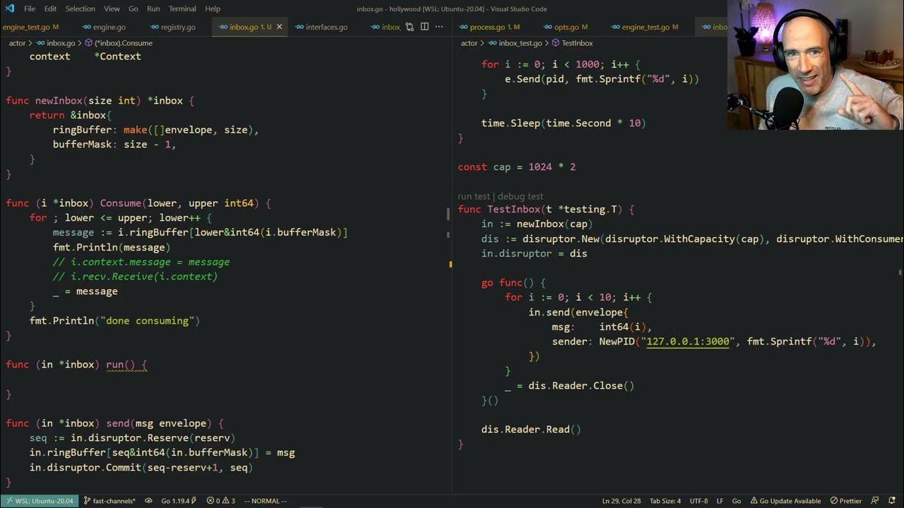 Hollywood LMAX Queue is 3 Times Faster Than Golang Channels - YouTube