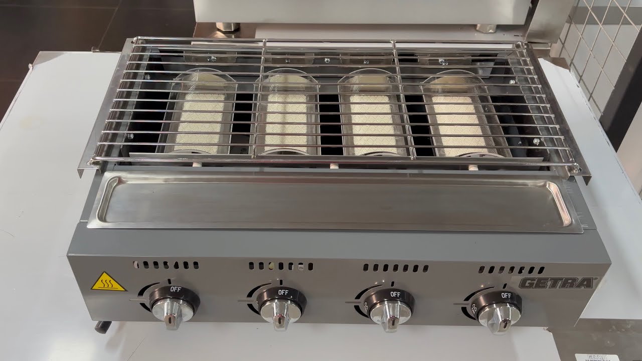 TAMPILAN KOMPOR PEMANGGANG GETRA, GRILLER 4 BURNER BBQ GETRA OL-4B ...