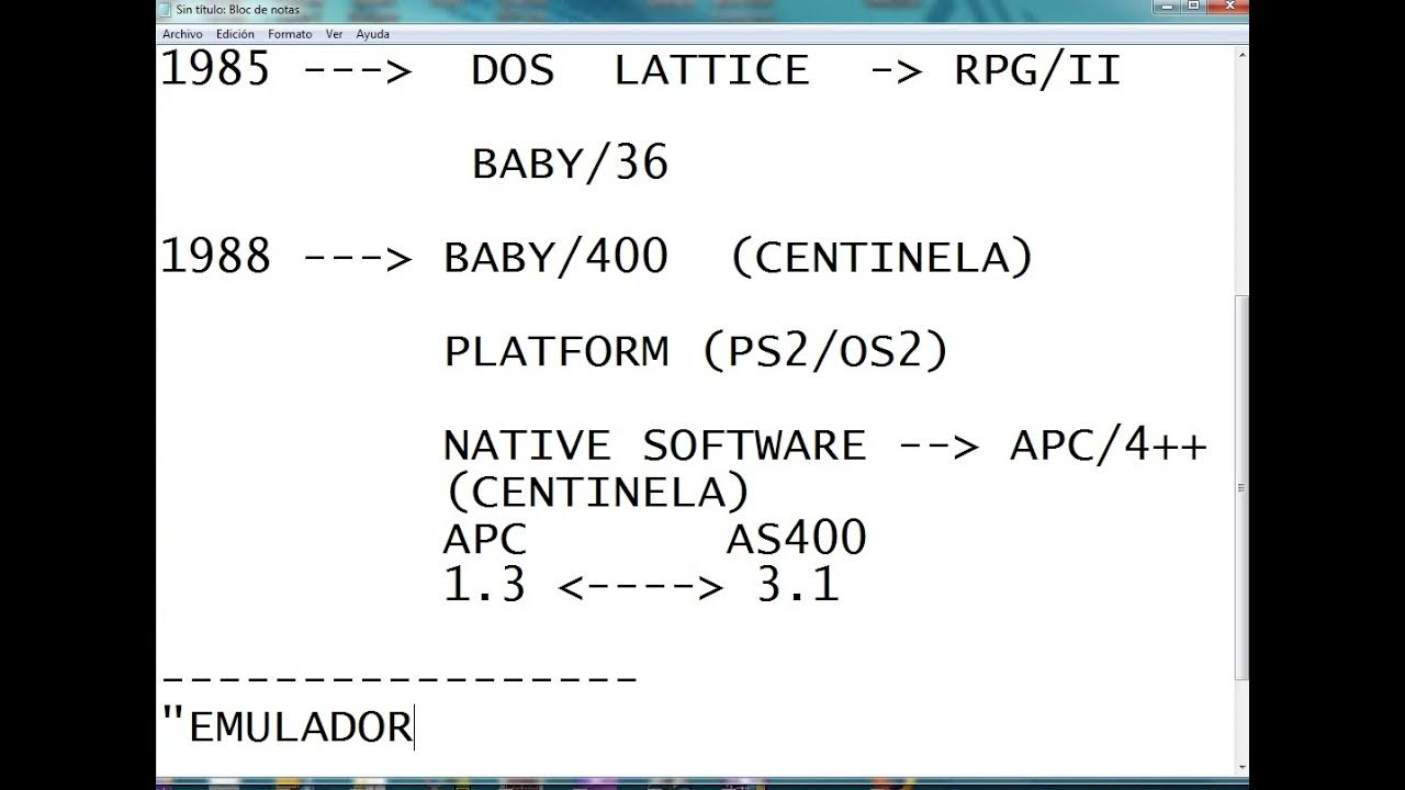 Serie Nociones Básicas: 3. SE PUEDE CREAR UN AMBIENTE DE AS400 EN ...