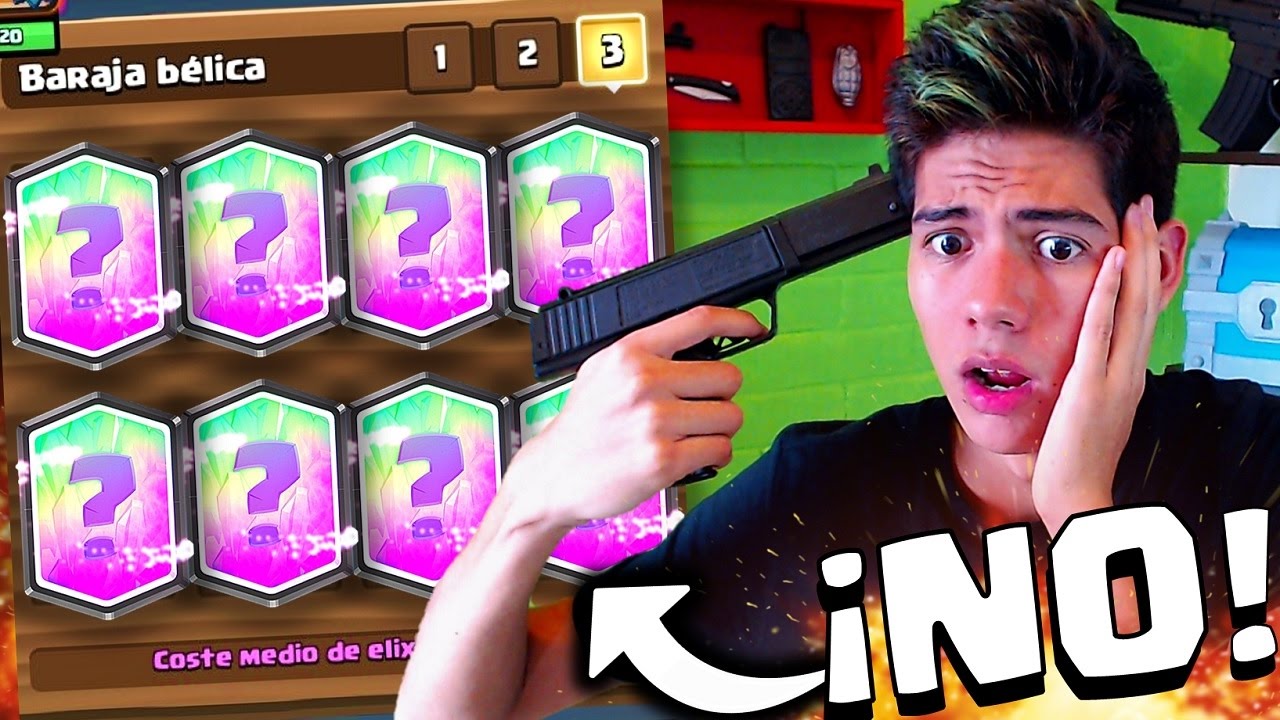 ¡EXTRAÑOS eligen mis CARTAS en Clash Royale! - [ANTRAX] ☣ - YouTube