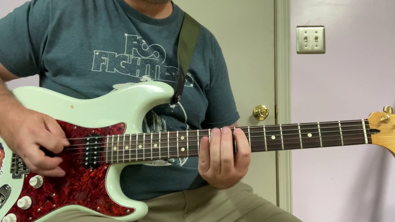 How to play Hum “Stars” middle section on guitar - YouTube