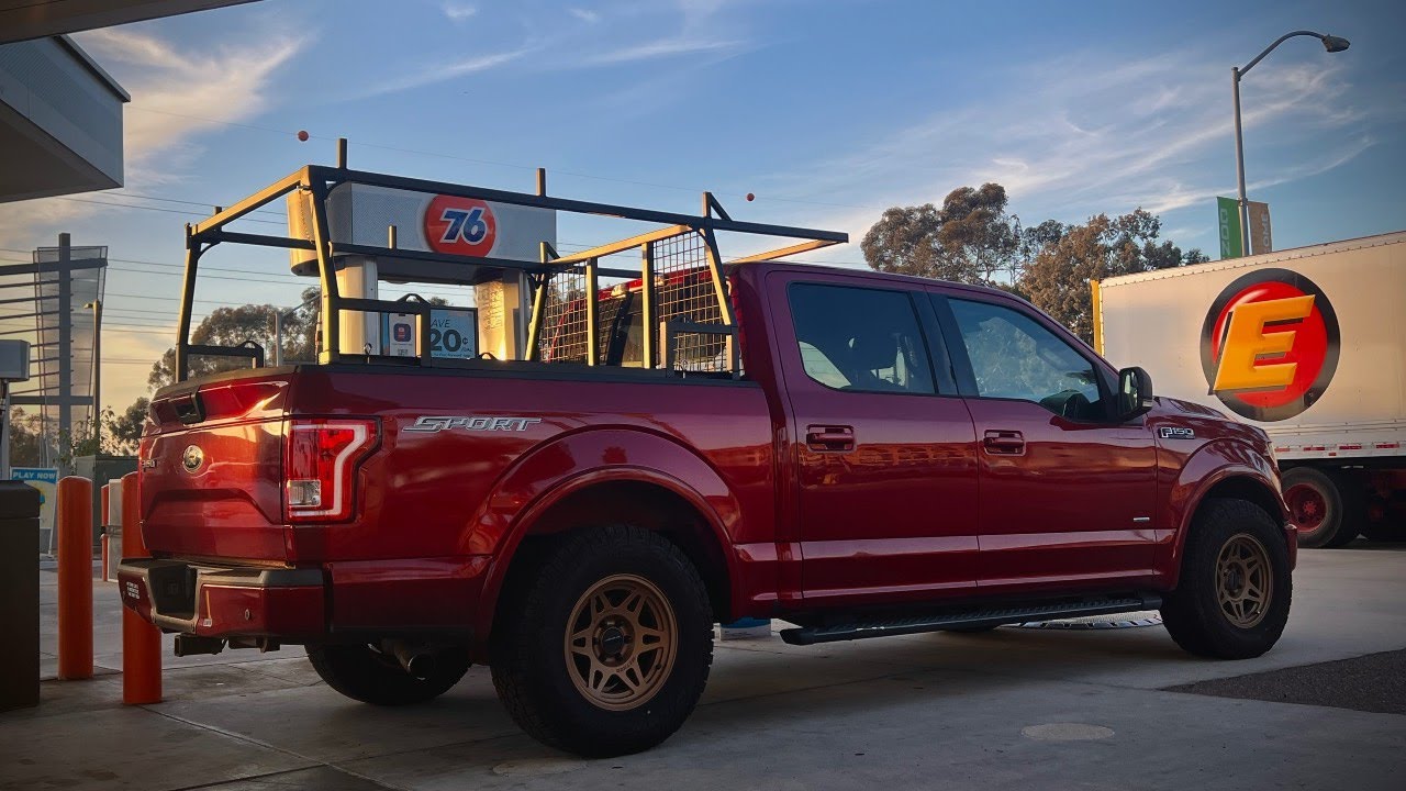 Building a Custom Truck Rack (Ford F150) - YouTube
