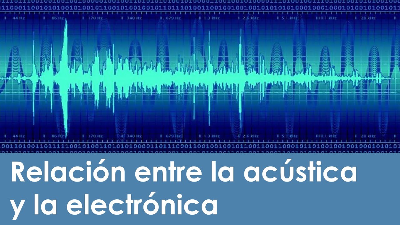 Relación entre la acústica y la electrónica: electroacústica y ondas ...