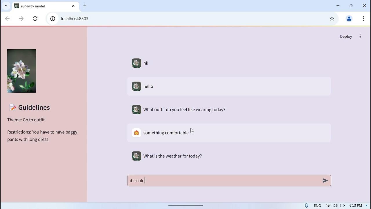 Python Streamlit Chatbot for Outfits - HER CODE CAMP - YouTube